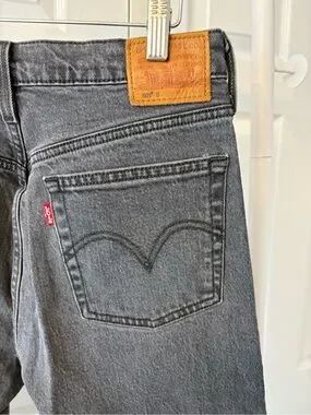Jeans | Levis Black Highrise 51 S Jean Size 29 Cotton Button Fly | Poshmark